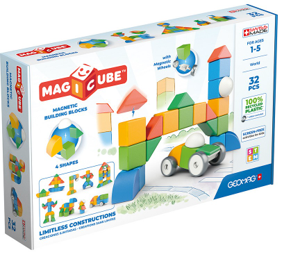 MAGICUBE SHAPES RECYCLED - 32 PCS – Buttercup Baby Co.