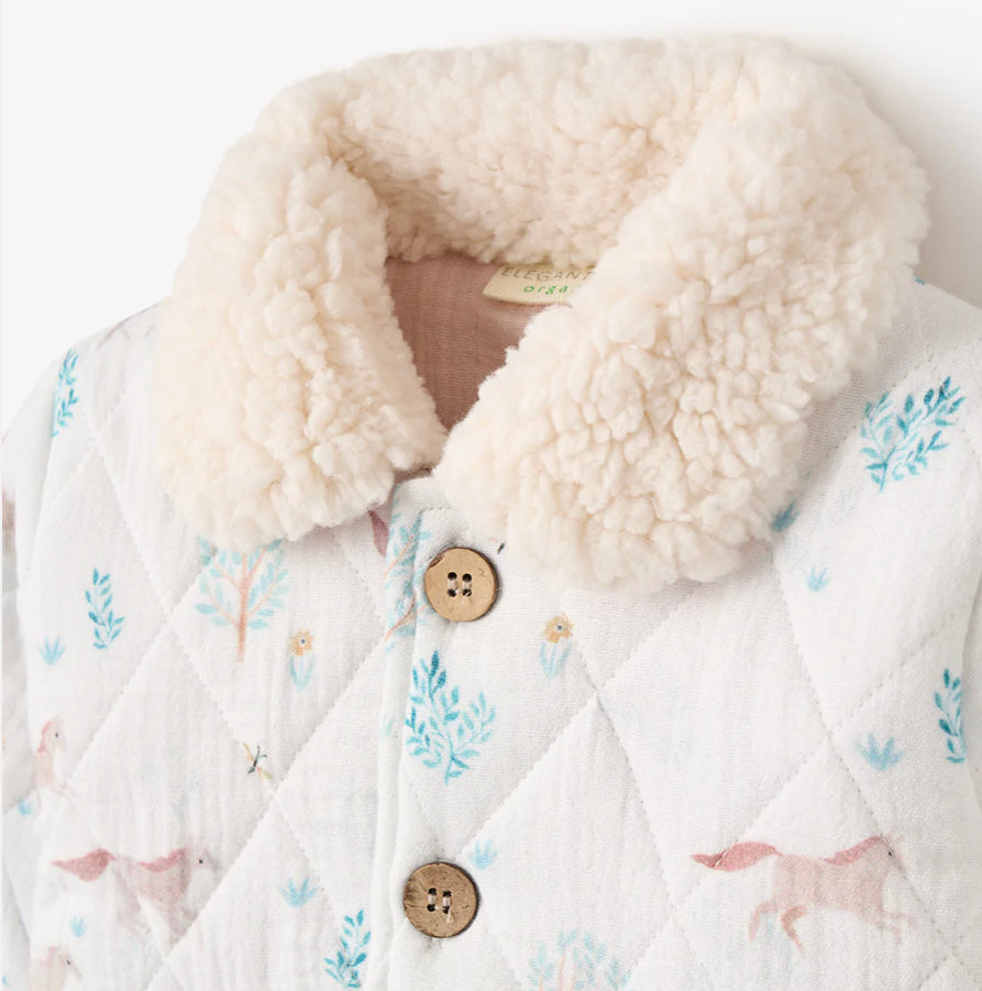 PONY MEADOW ORGANIC MUSLIN QUILTED JACKET – Buttercup Baby Co.